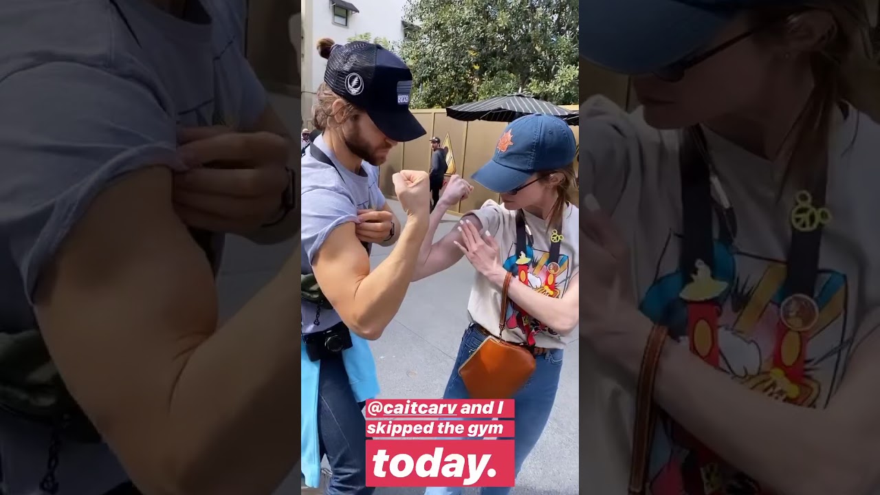 Keegan Allen Flexing His Biceps 3/8/2020 - YouTube