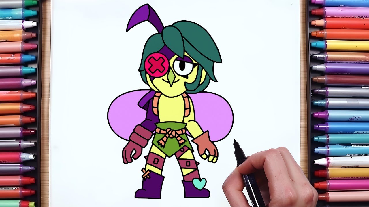 How to Draw New Brawler ANGELO From Brawl Stars | New Brawler Drawing ...