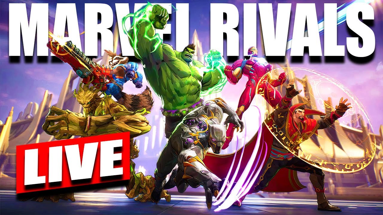 MARVEL RIVALS IS HERE: Any Good? 🔴LIVE 25 DAYS IN A ROW - YouTube