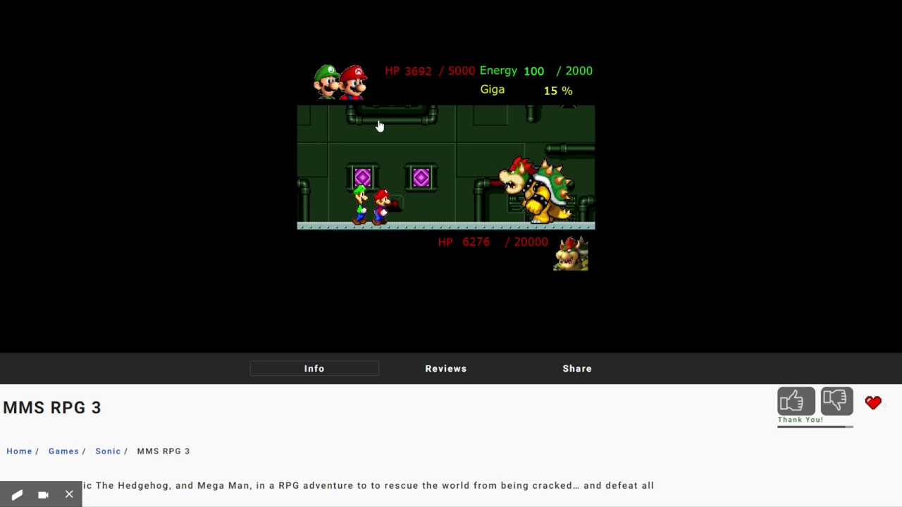 MMS RPG 3 - Killing Bowser - YouTube