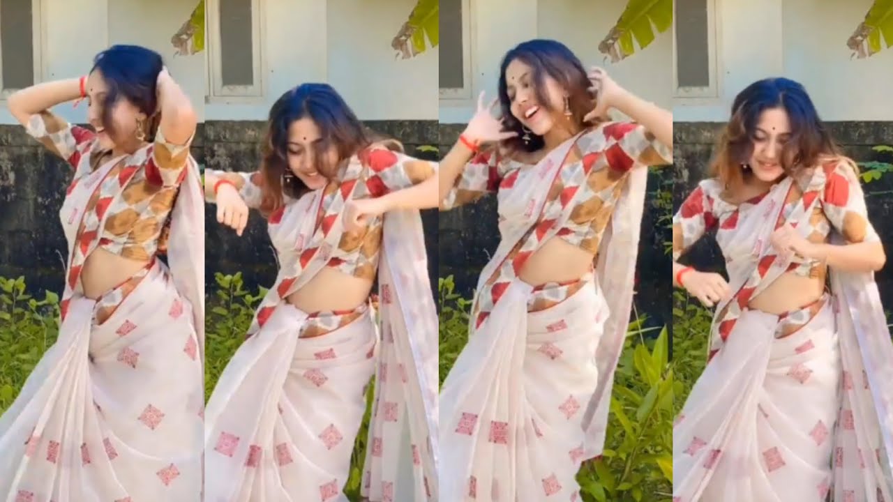 Mallu reels actress Ponnu Vava hot rare navel show in saree 🔥💦 | hot ...
