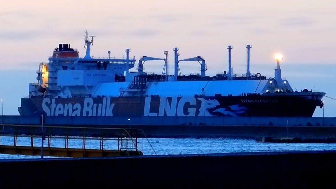 LNG tanker STENA CLEAR SKY, Gazoport - Dalby Świnoujście | Ferries ...