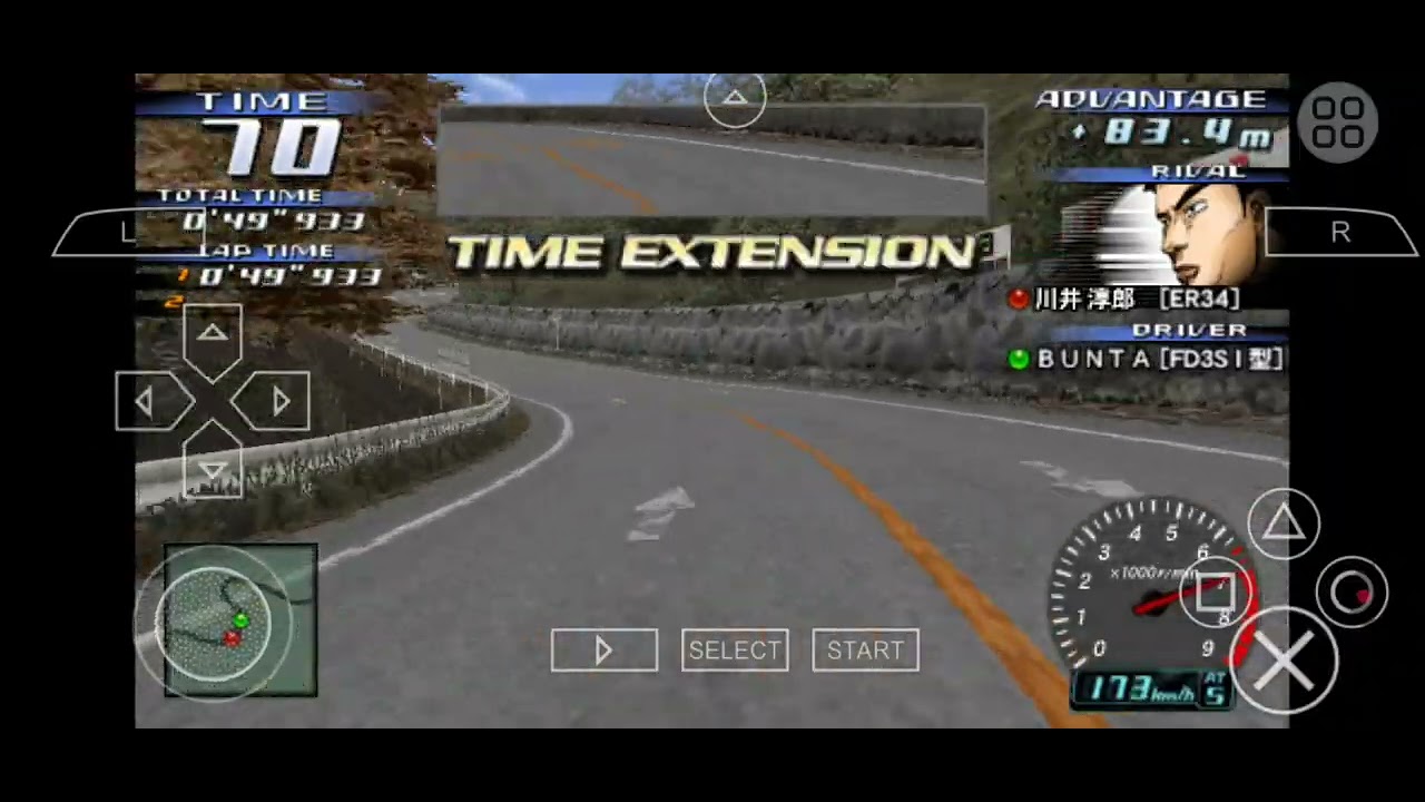 Keisuke Takahashi vs Atsuro Kawai (Initial D psp tutorial) - YouTube