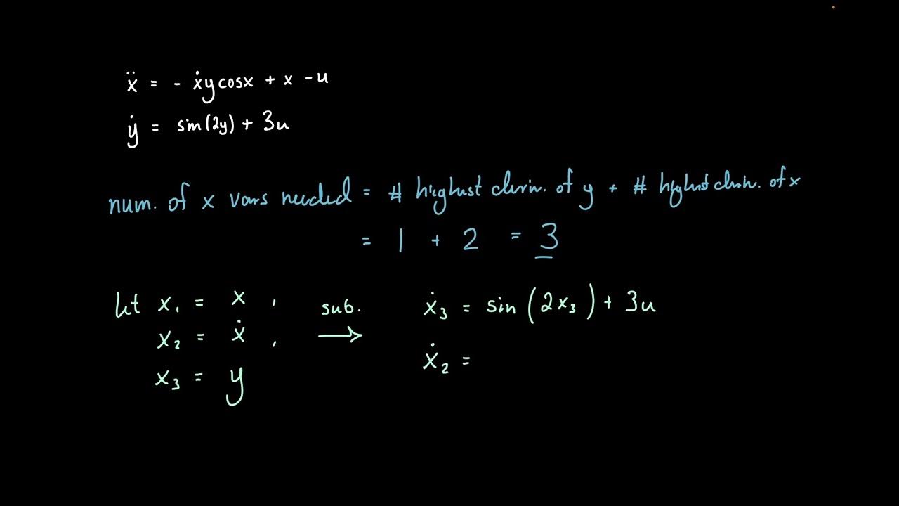 Finding Fixed Points and Stability with State-Space Form - YouTube