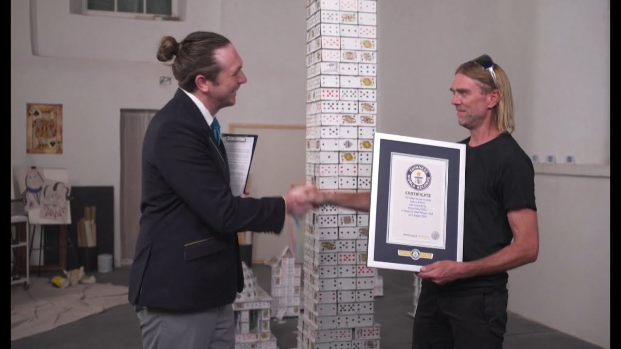 World's Tallest House of Cards Built in Just 8 Hours: New Guinness ...