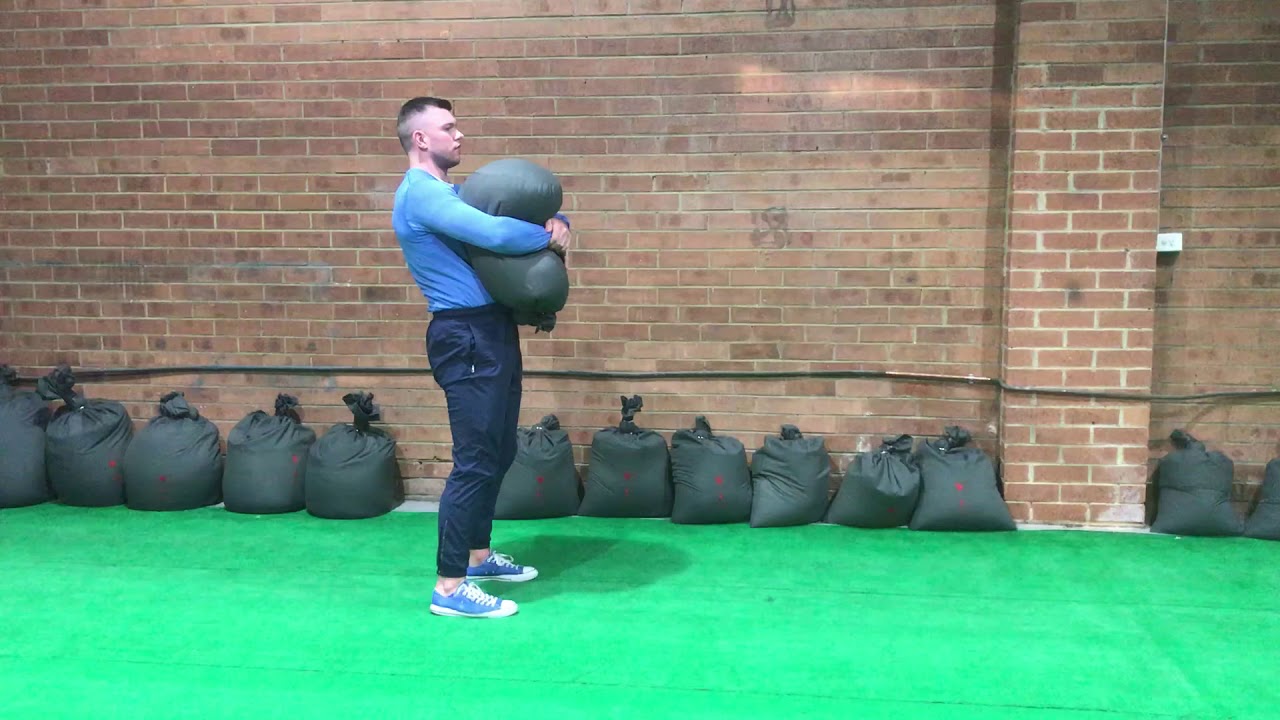 Sandbag Lunge (Walking) - YouTube