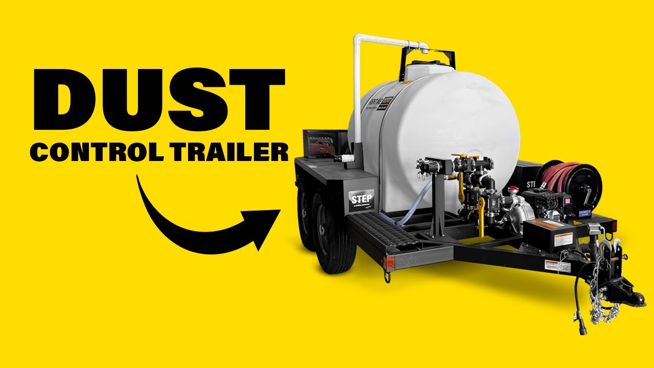 Dust Control Trailer System - The Water Boss - YouTube