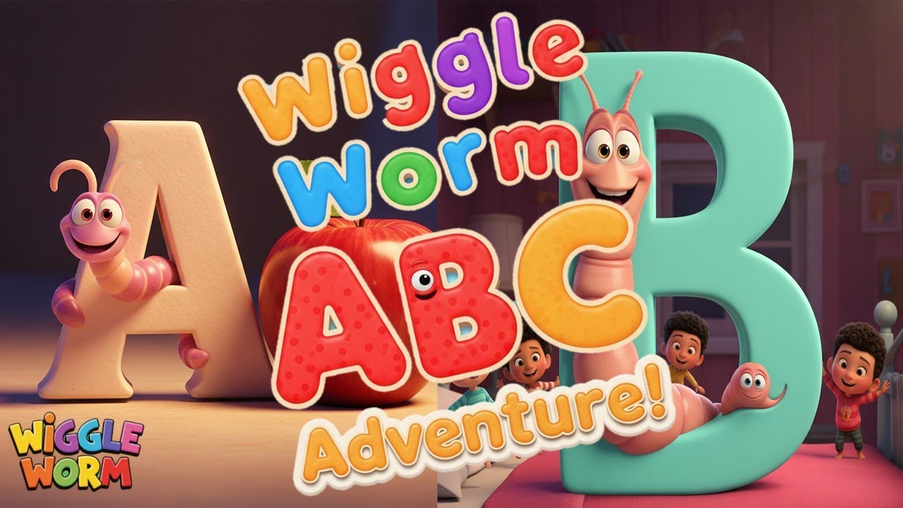 The Wiggle Worm ABC Adventure! Learn Letters & Fun Sounds! - YouTube
