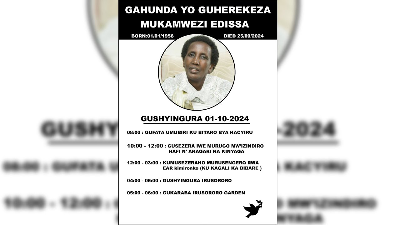 UMUHANGO WO GUHEREKEZA UMUBYEYI WACU MUKAMWEZI EDISSA - YouTube