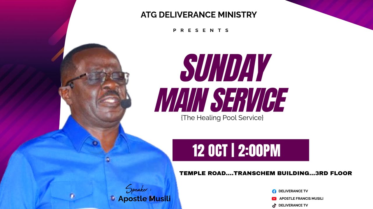 Sunday Main Service /Apostle Francis Musili. - YouTube