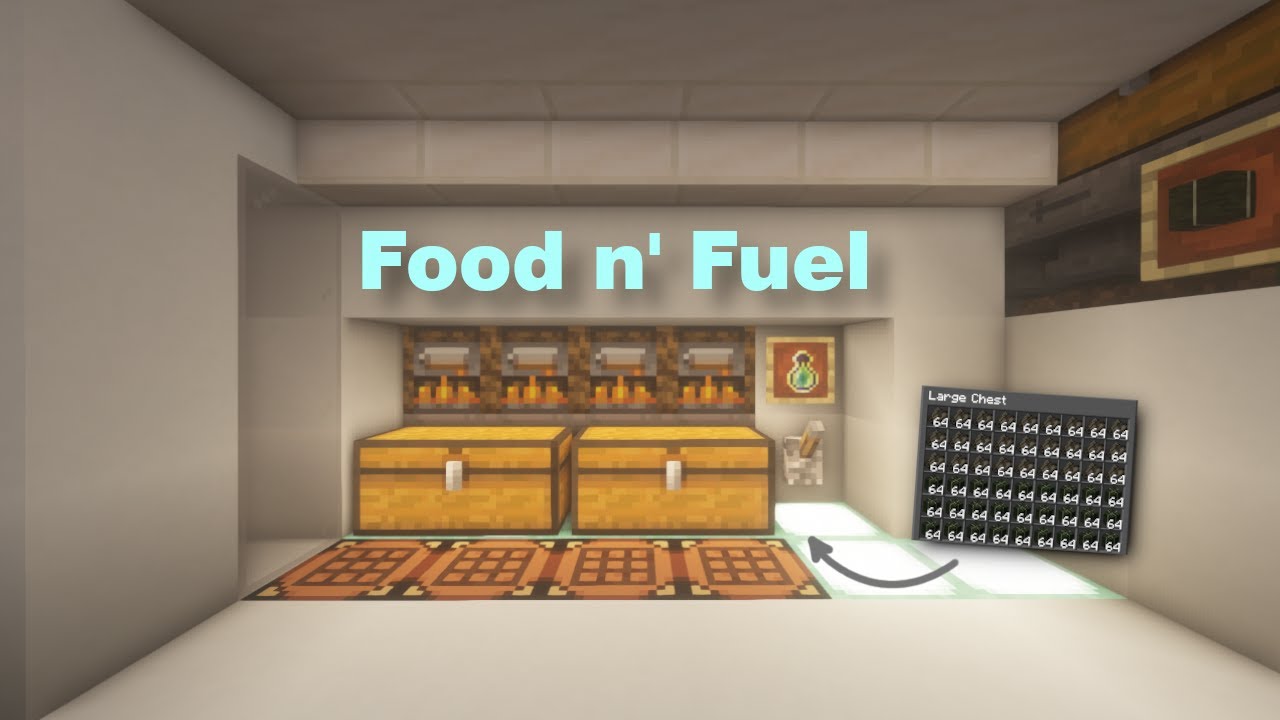 Super Compact Food n' Fuel Farm + XP Minecraft 1.16 - YouTube