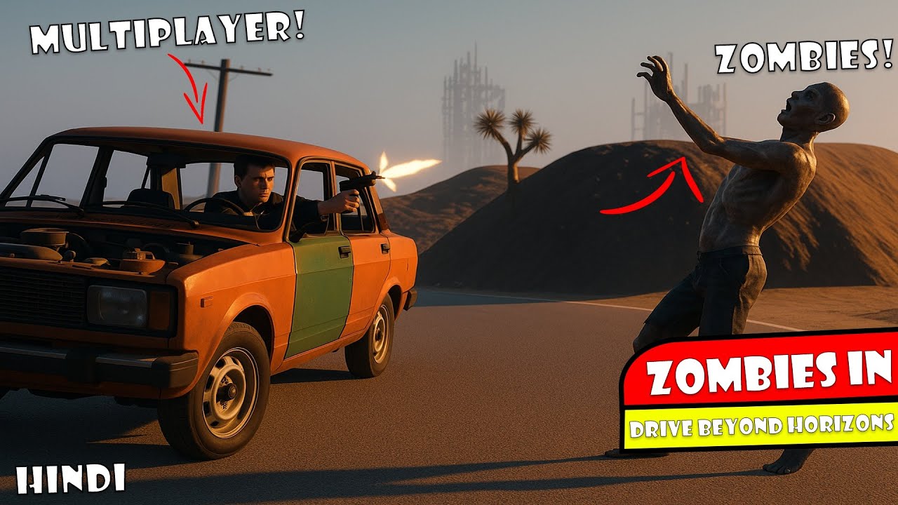 We Found Zombies in Drive Beyond Horizon Multiplayer! - YouTube