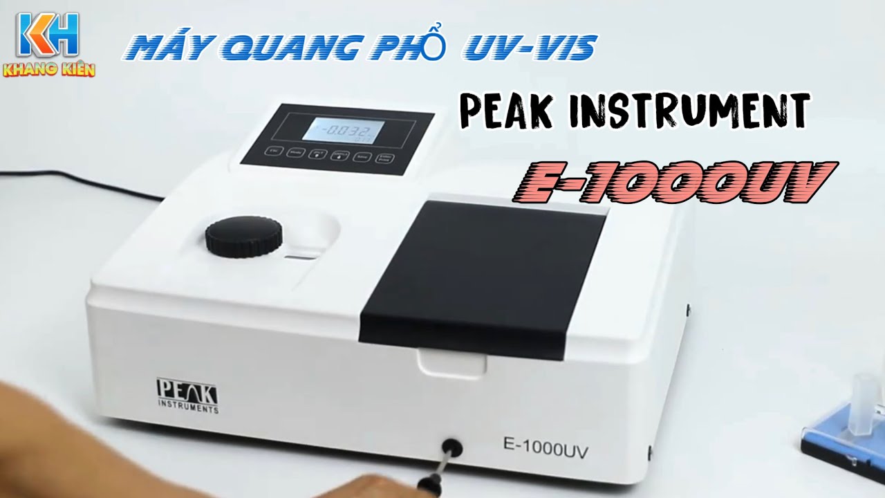 Máy quang phổ UV-VIS E-1000UV Peak Instrument - YouTube