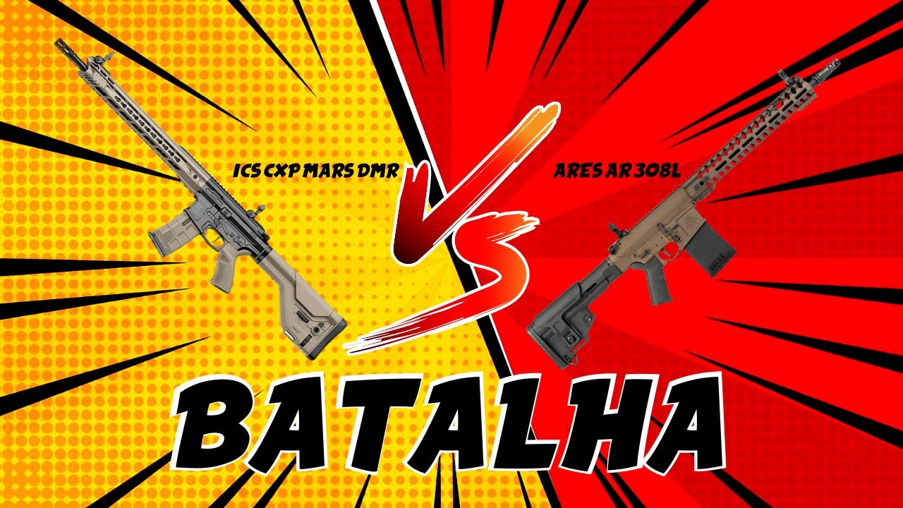 BATALHA AEGS DMR - ICS DMR X ARES AR 308L - YouTube