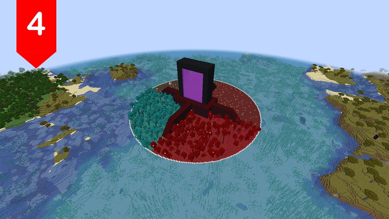 Building The Most Over the Top Nether Portal - YouTube