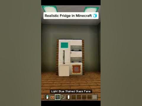 Realistic Fridge in Minecraft | #shorts #minecraft - YouTube
