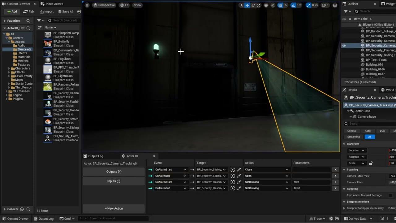 Actor IO - Level Scripting Tool for Unreal Engine - WIP #2 - YouTube