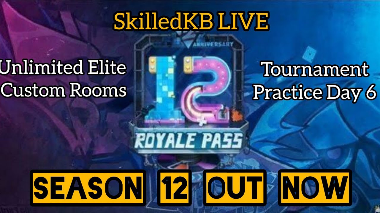 Season 12 Out Now PUBG MOBILE | Unlimited Elite Custom Room | SkilledKB ...