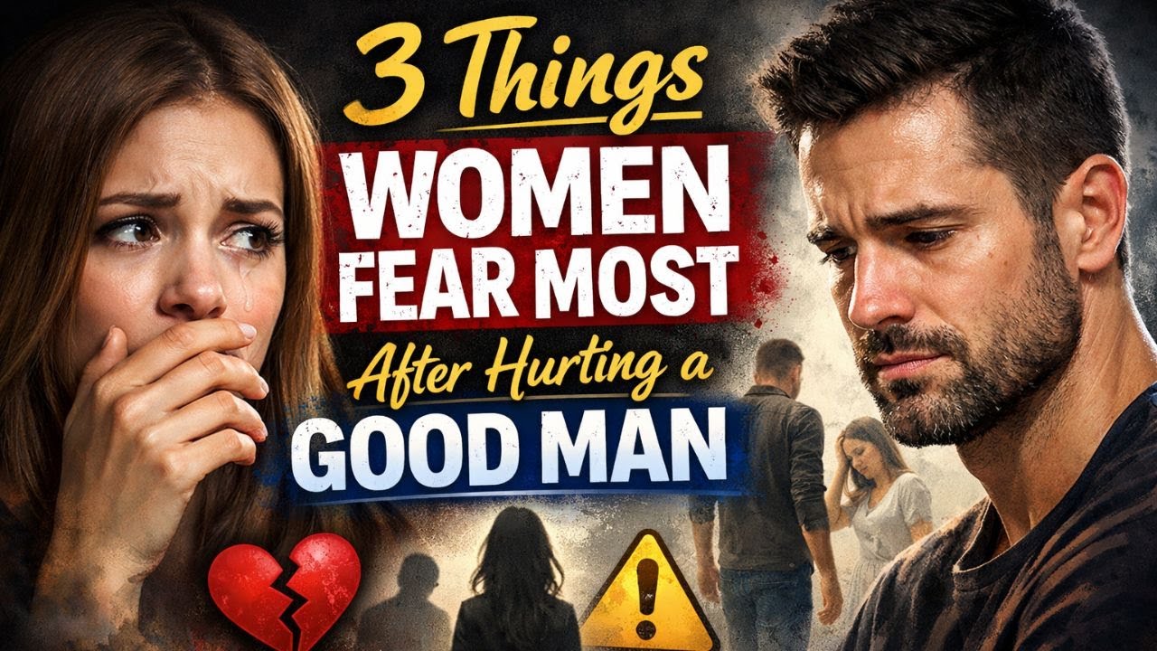 3 Things Women Fear Most After Hurting a Good Man - YouTube