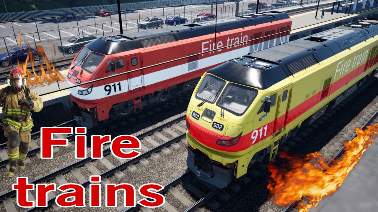 Fire trains - YouTube