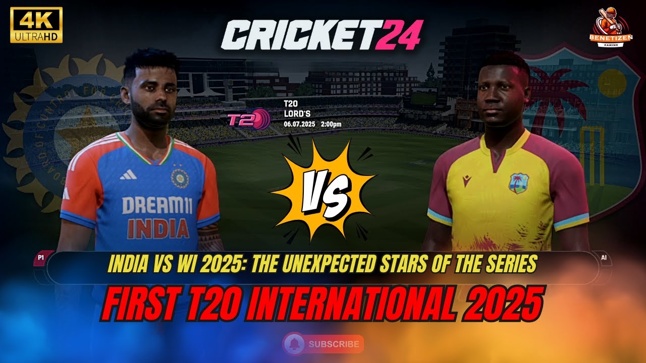 India vs WI 2025: NEW CRICKET GAME 'CRICKET 24' IS HERE! - YouTube