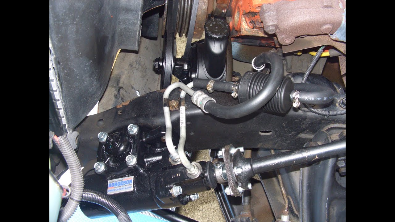 Borgeson 800132 Power steering gear box - YouTube