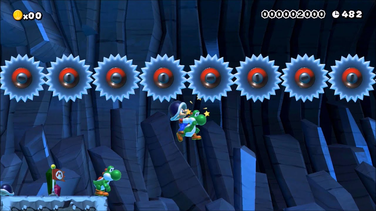 [Patched] Super Mario Maker Yoshi's infinite flutter jump - YouTube