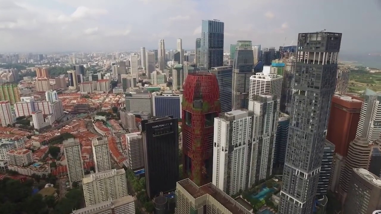 Oasia Hotel Downtown by WOHA - YouTube