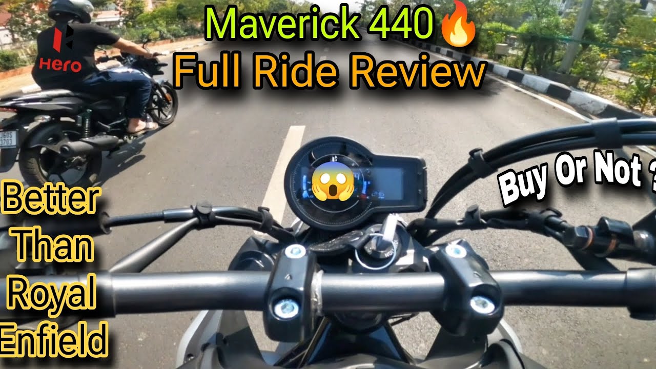 Hero Maverick 440 First Ride Review🔥 Features Performance Full Speed ...