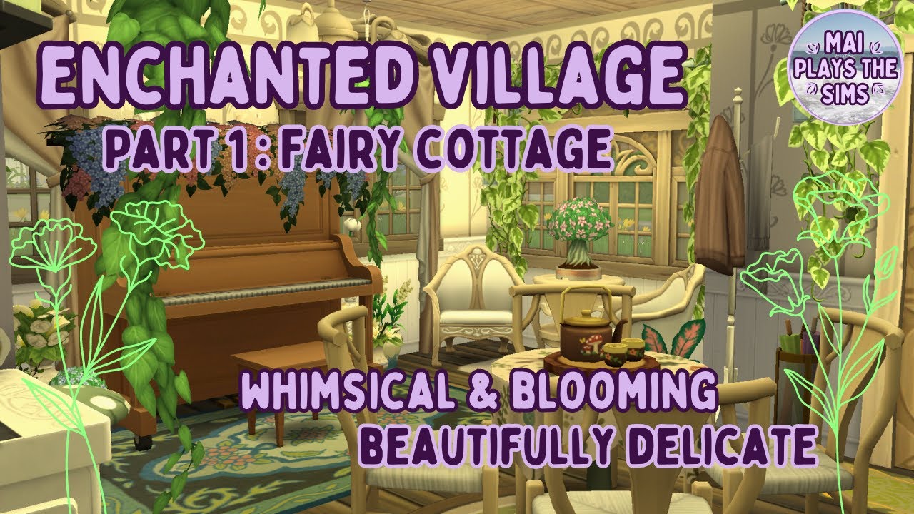 i've been dreaming of a fairy pack so i made a whimsical fairy cottage ...