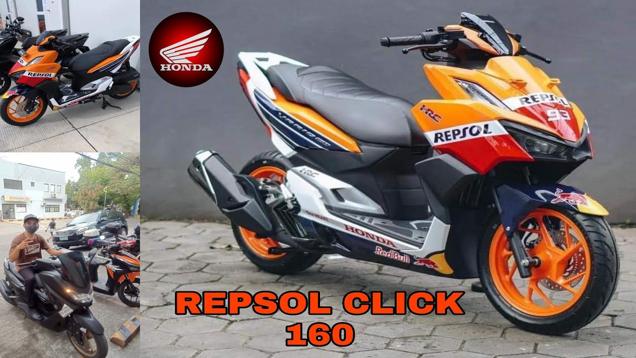The New HONDA CLICK 160 ABS & CBS VARIANT - REPSOL EDITION!!! - YouTube