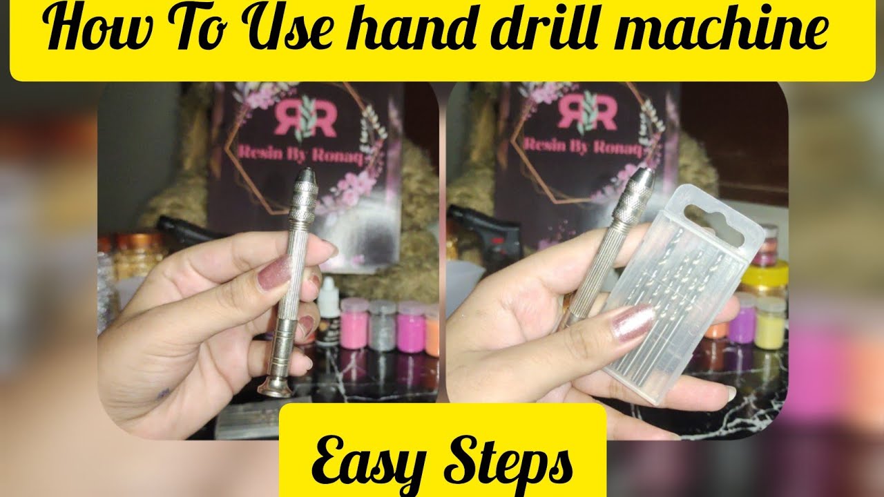 How to use mini Hand drill machine, For ResinArt @D_LadyRonaq - YouTube