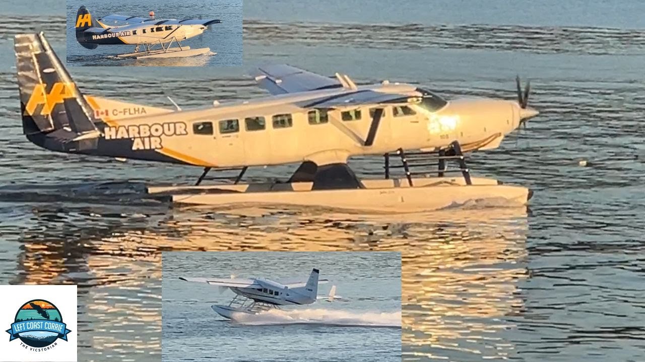 Seaplane Trio Takeoff-A Cessna Grand Caravan, A Caravan & An Otter at ...