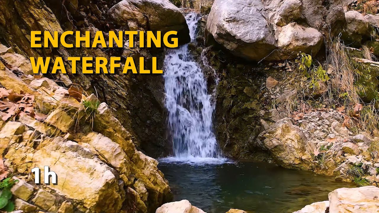 Gentle Sounds of Waterfall 1h - HD Nature Video - Water Stream Sounds ...