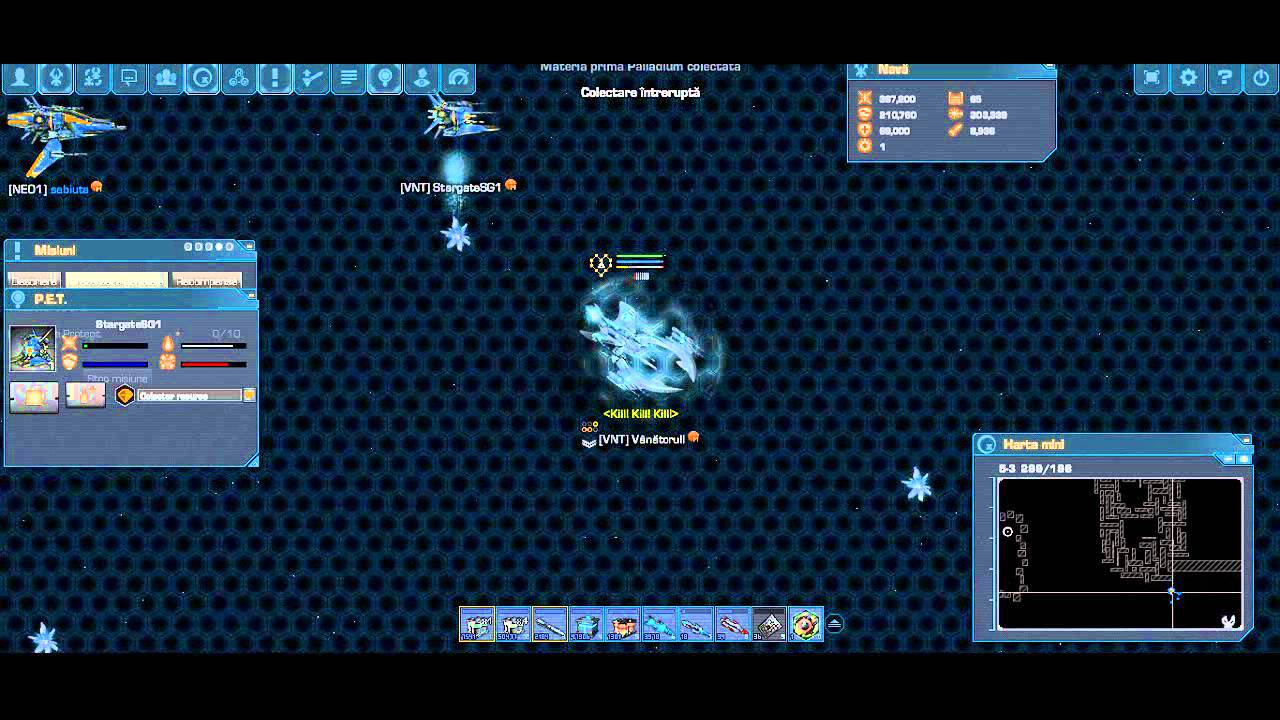 DarkOrbit: Palladium on 5-3 maps - YouTube