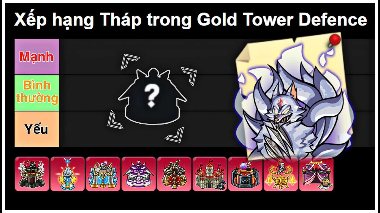 Xếp hạng Tháp trong GTD - Tháp nào mạnh nhất? | Gold Tower Defence ...