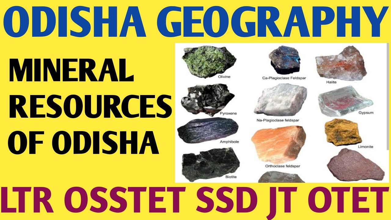 MINERAL RESOURCES OF ODISHA@ODISHA GEOGRAPHY// LTR OSSTET SSD JT OTET ...