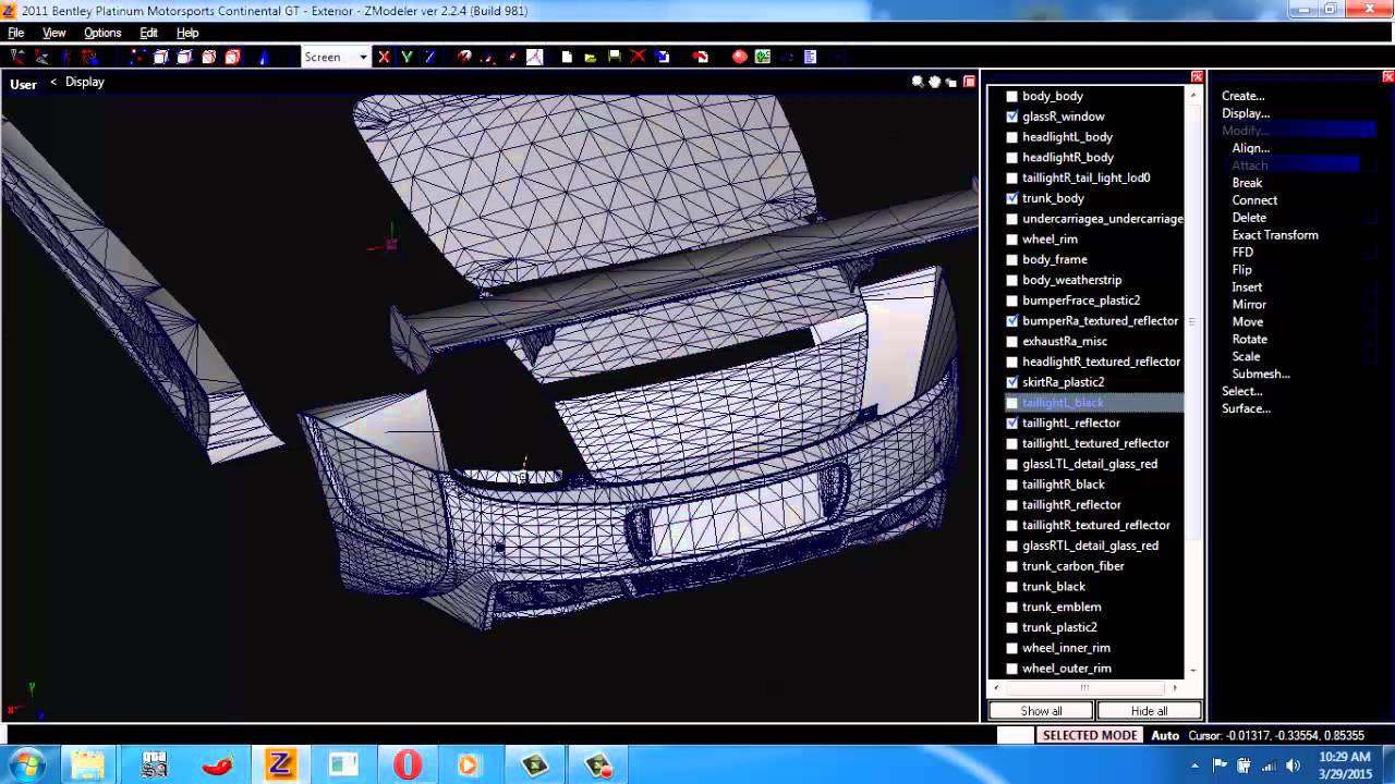 Car Convert Tutorial 1 - Selection and Attaching Part - YouTube