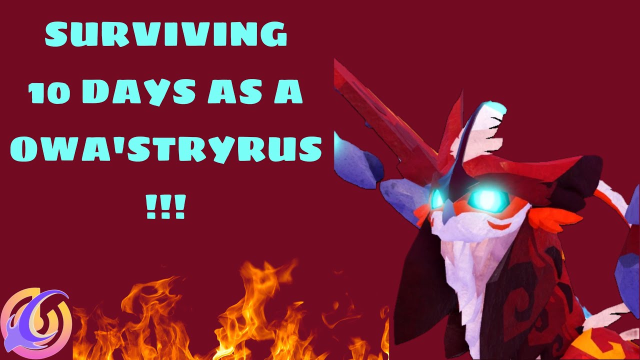 SURVIVING 10 DAYS AS A OWA'STRYRUS |Creatures Of Sonaria| - YouTube