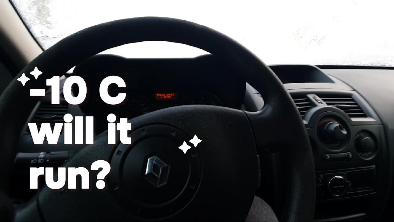 Renault Megane 2: Cold Start at -10°C – Can It Handle the Freezing ...
