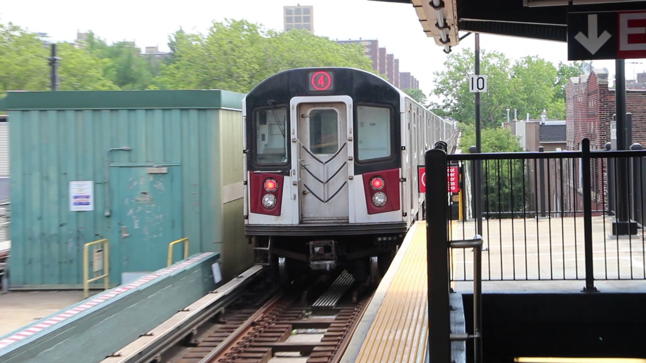 R142A (4) Train at Saratoga Avenue - YouTube