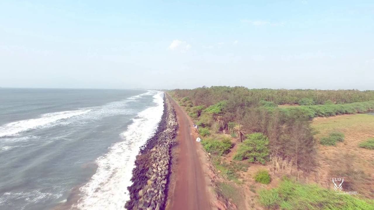Kakinada Beach Aerial view - YouTube