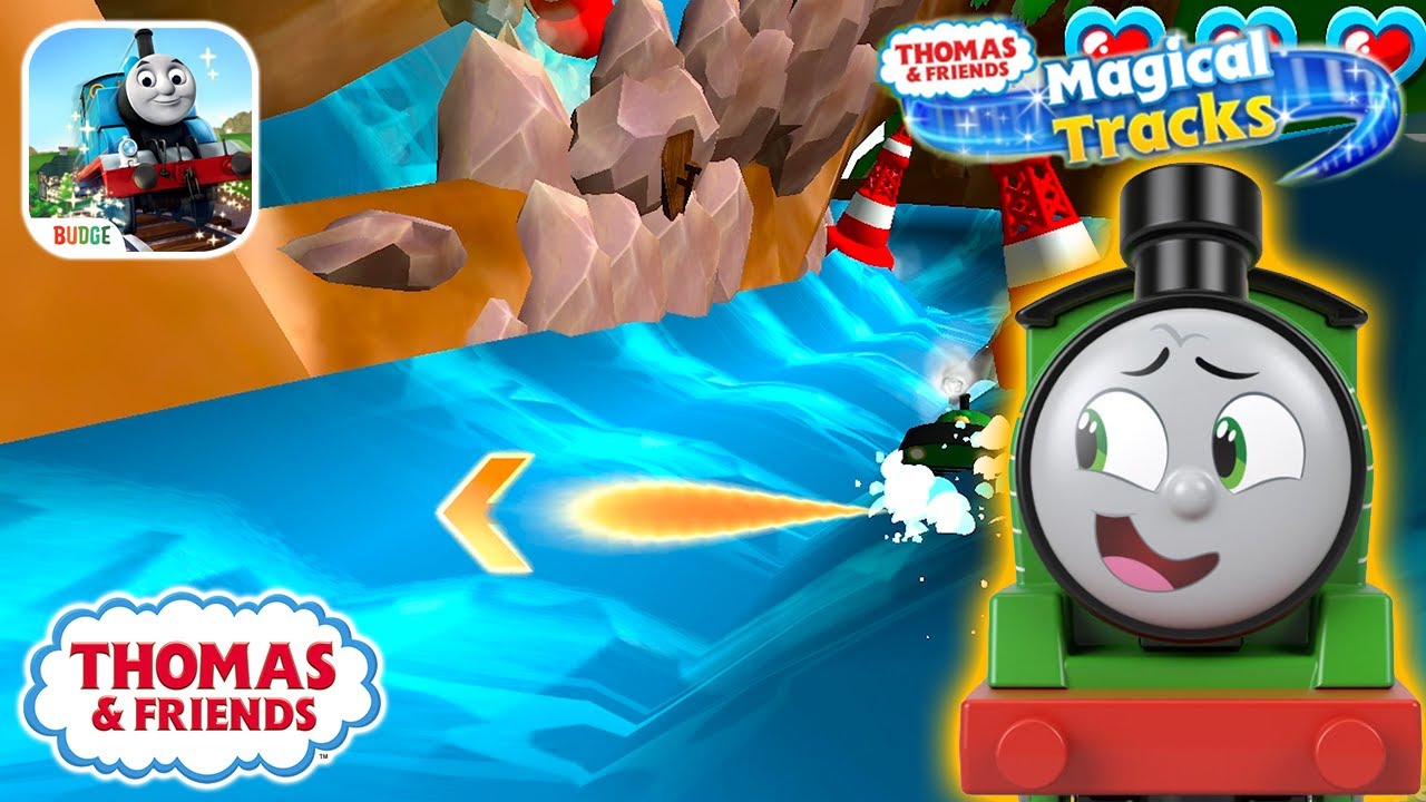PERCY ESCAPES WATER SLIDE Mountain! 🟢🌊 #125 Thomas & Friends: Magical ...