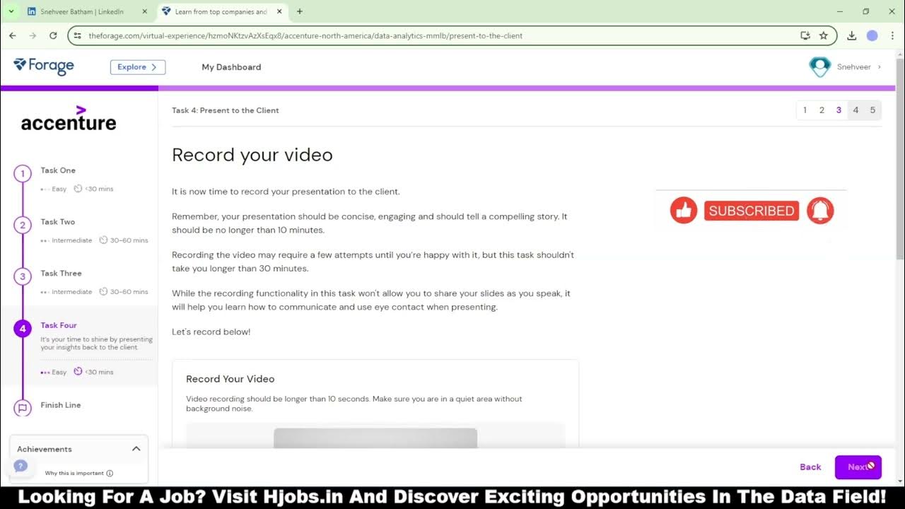 Accenture Virtual Internship: Task 4 | Present to the client #accenture #dataanalytics #forage ...