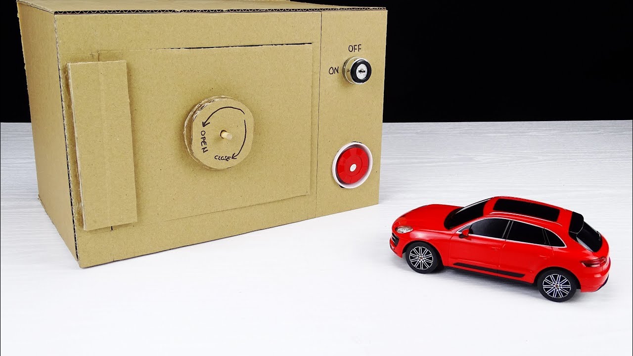 Diy Safe Vault Trezor Box With Alarm System Sounder Keyswitch - YouTube