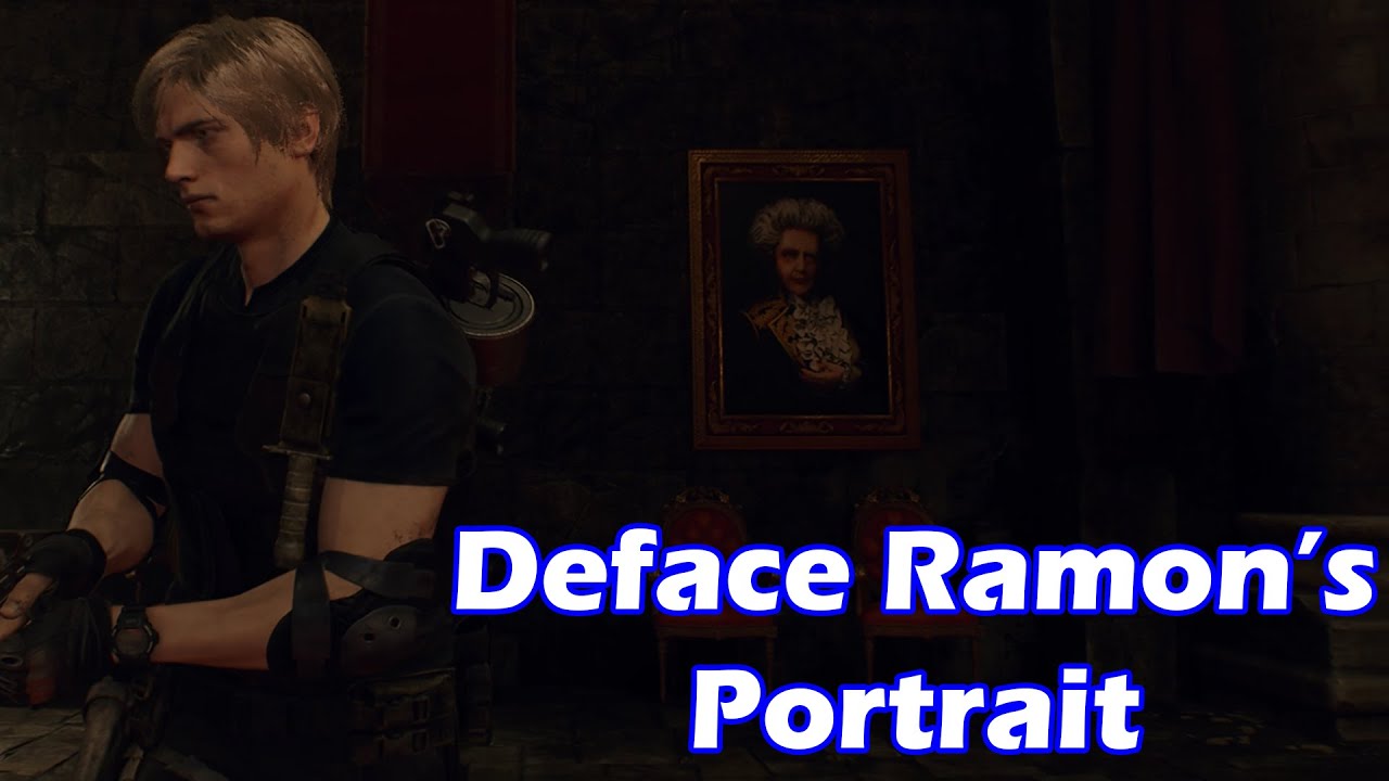 RE4 Remake : Request to Deface Ramon Portrait || Disgrace Salazar ...