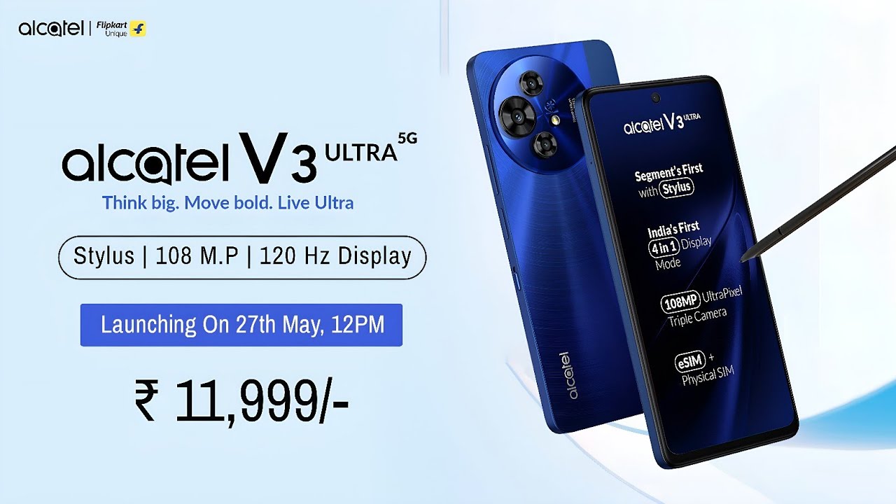 Alcatel V3 Ultra 5G Launch Date In India, India Price, Features ...