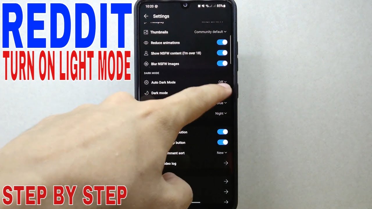 How To Turn On Light Mode On Reddit 🔴 - YouTube