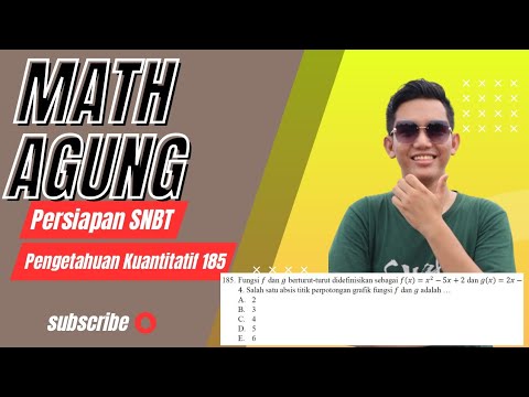 Fungsi f dan g berturut-turut didefinisikan sebagai f(x) = x² - 5x + 2 ...