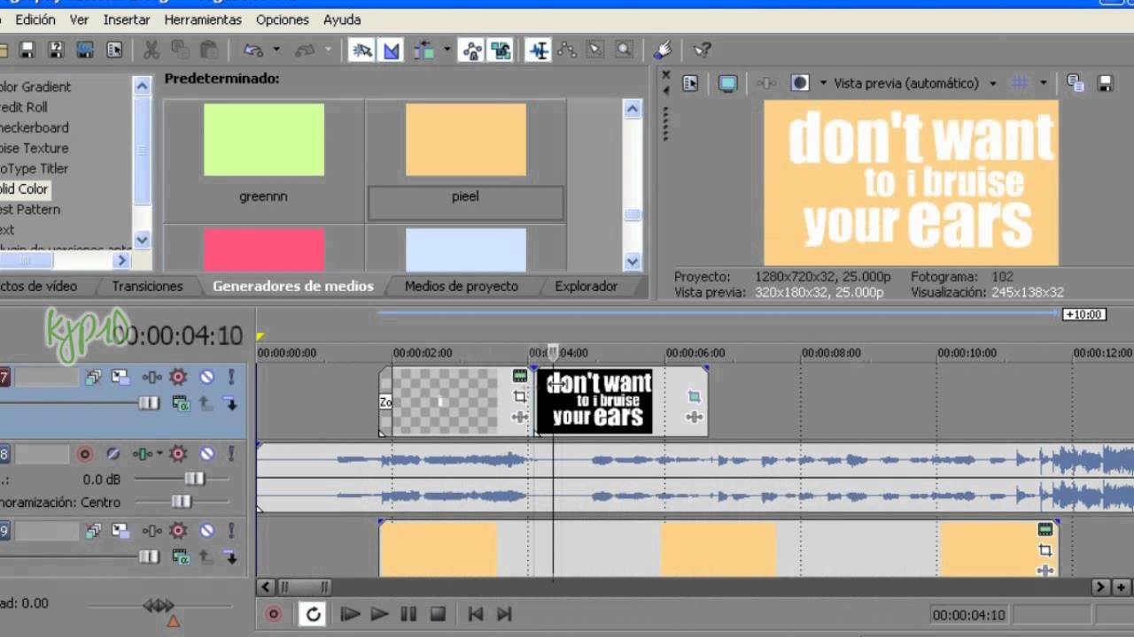~Sony Vegas Typography Tutorial (Basic) - YouTube